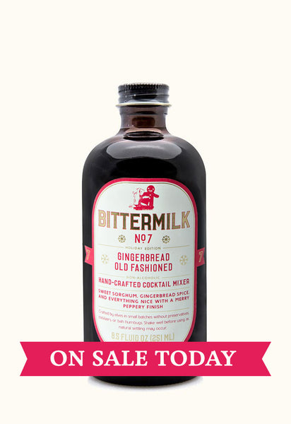 Bittermilk No.7 Gingerbread Old Fashioned Cocktail Mixer